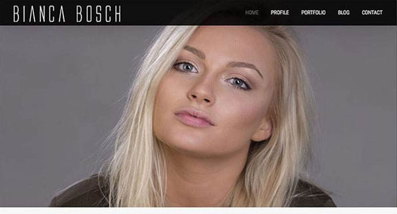 Actor Bio Website Designs | Port Elizabeth Web Design
