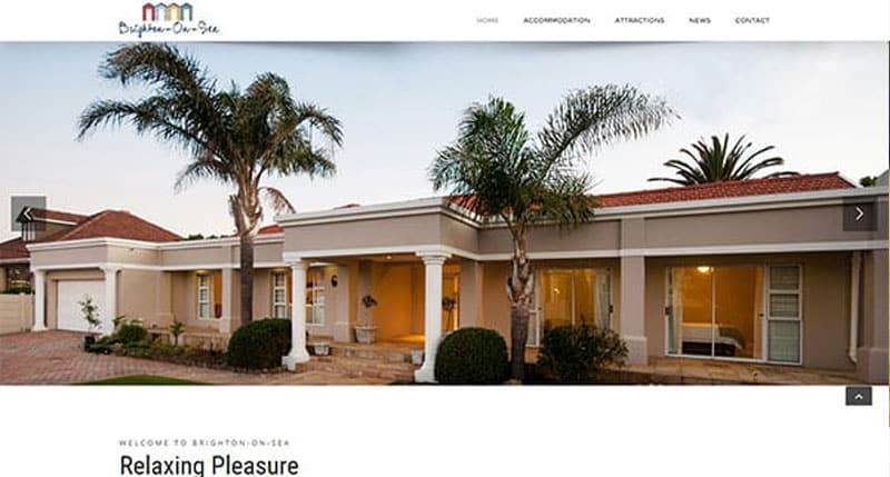 Bed And Breakfast Website Design | Port Elizabeth Web Design